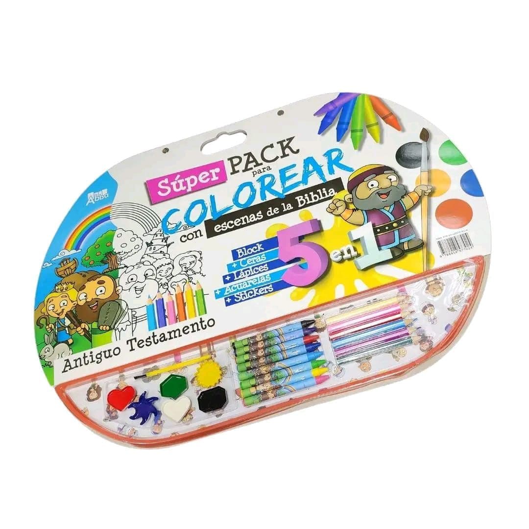 Superpack gigante para colorear 5 En 1: 9788418577024 - Librería ...
